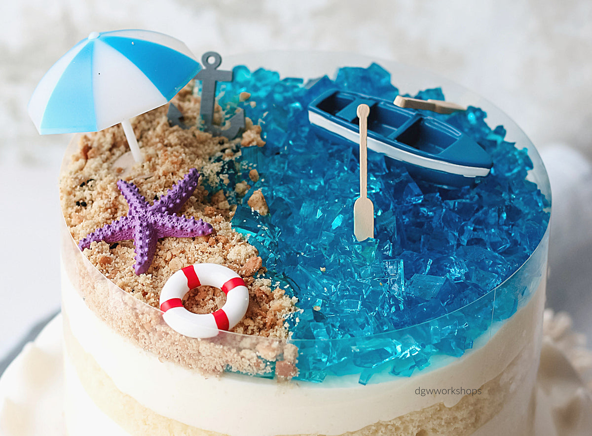 Hands-on Pineapple Coconut Mousse Beach Cake Workshop – The Domestic Goddess Workshops